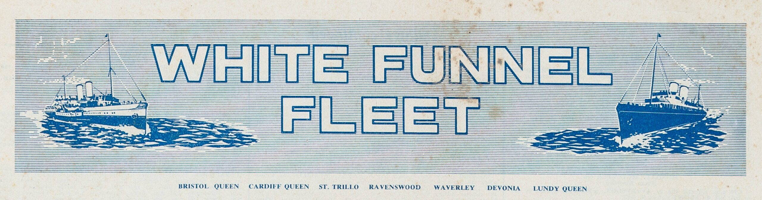 Gothick.org.uk White Funnel Fleet Sailings 1965 | Gothick.org.uk